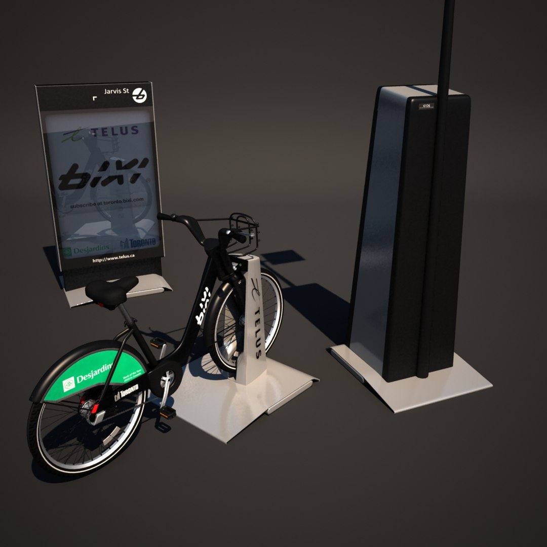 toronto bixi 3d model