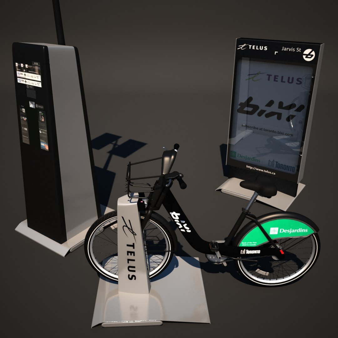 toronto bixi 3d model