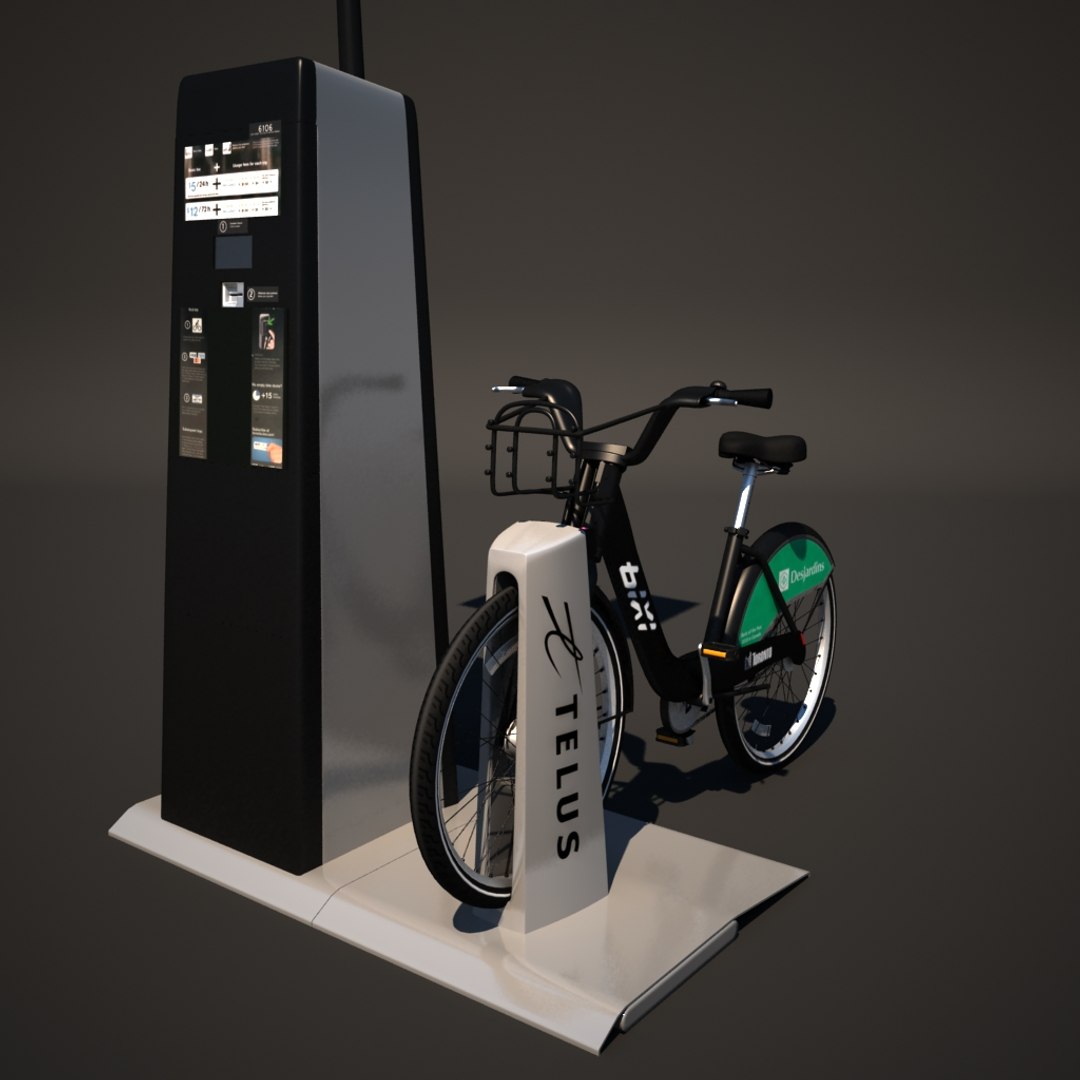toronto bixi 3d model