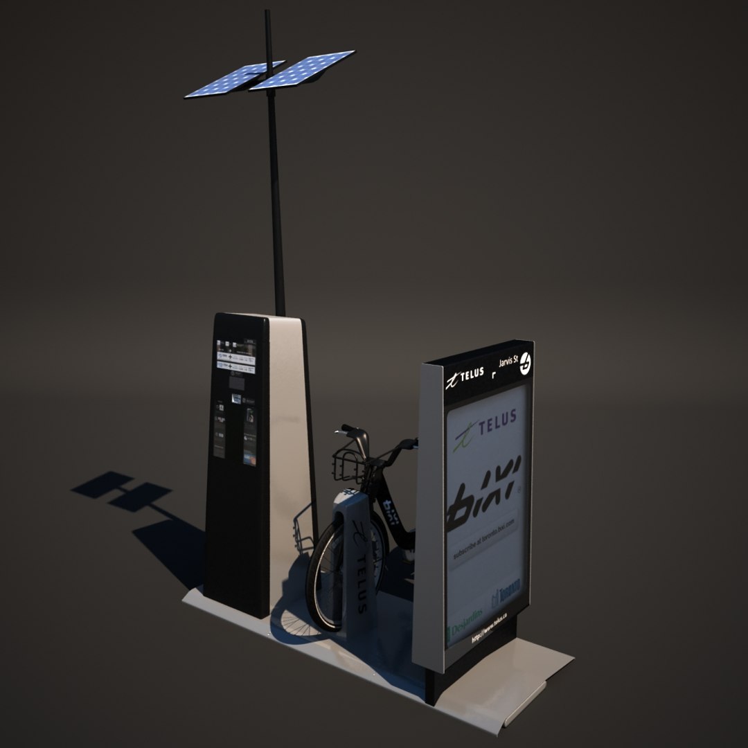 toronto bixi 3d model