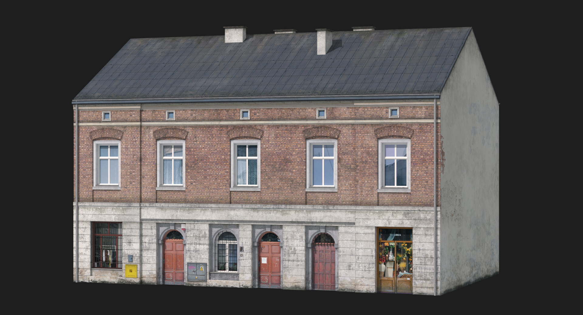 old building 3d max