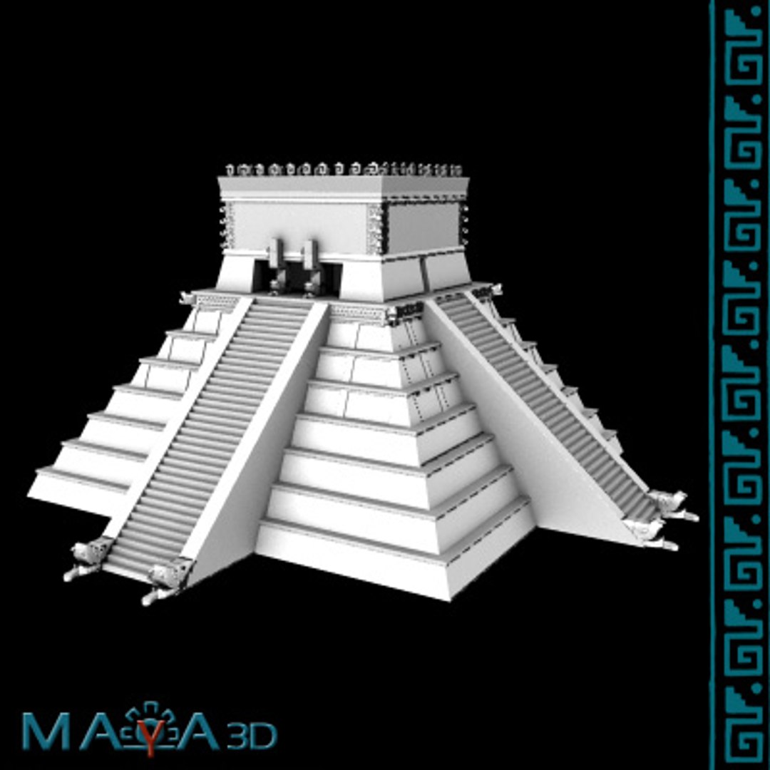 Ossuary Chichen Itza 3d Model