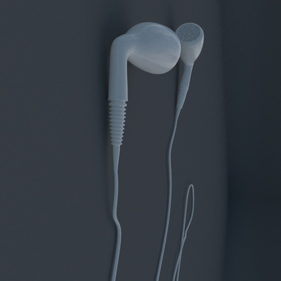 Earphone 3D Model - TurboSquid 1288950