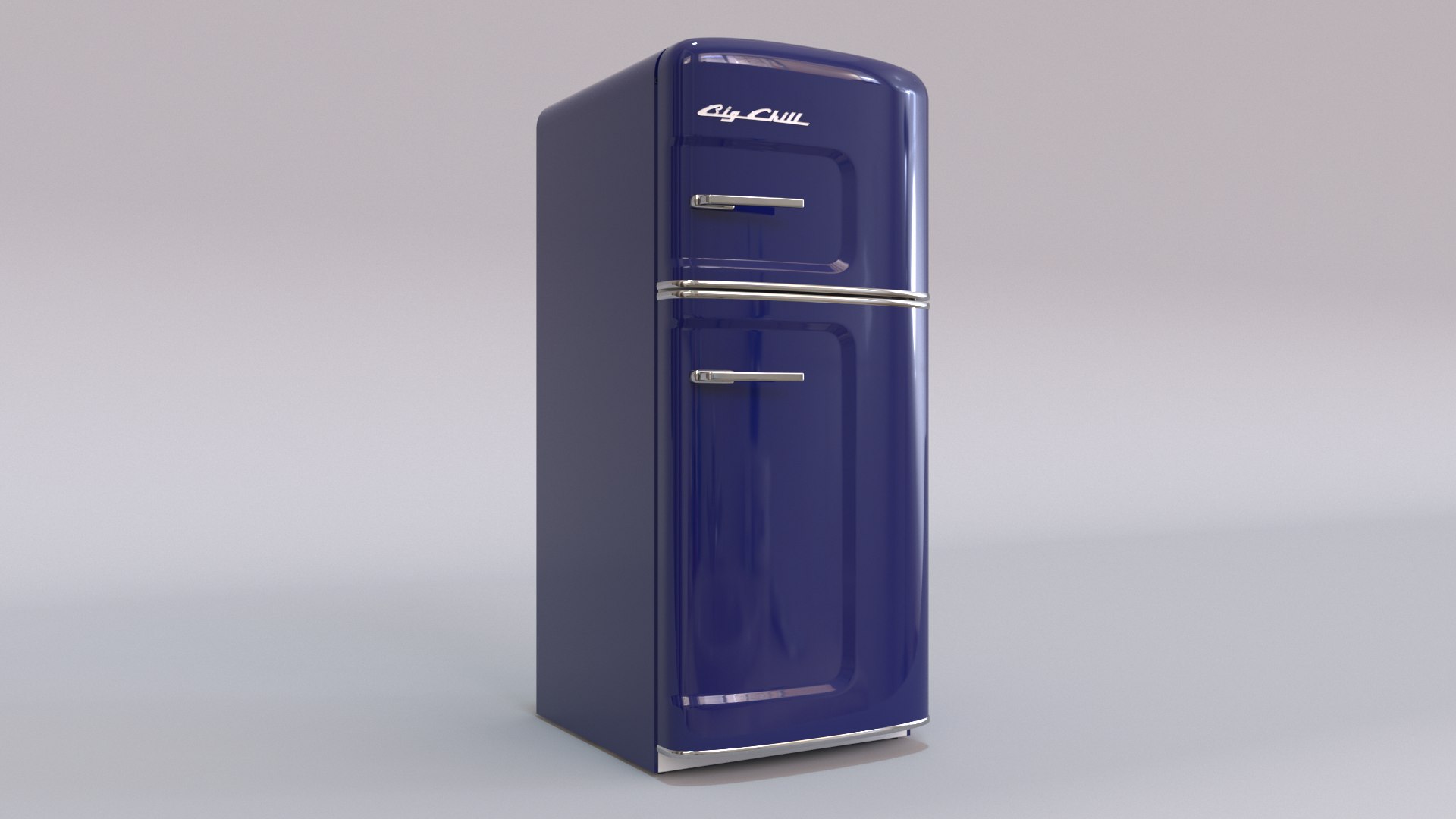 Big Chill Studio Fridge 3D Model - TurboSquid 1481923