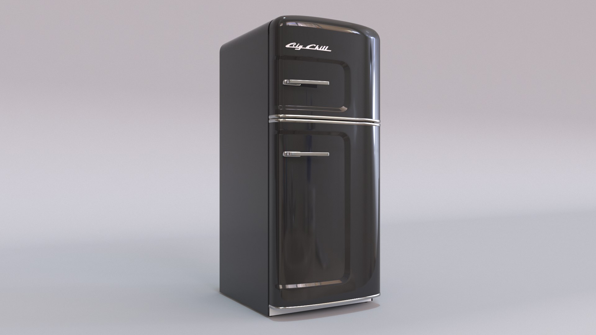 Big chill studio fridge 3D model - TurboSquid 1481923