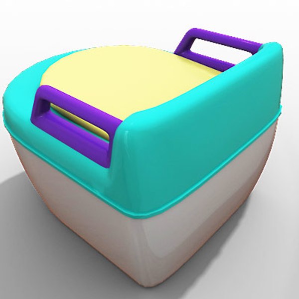 3d baby potty