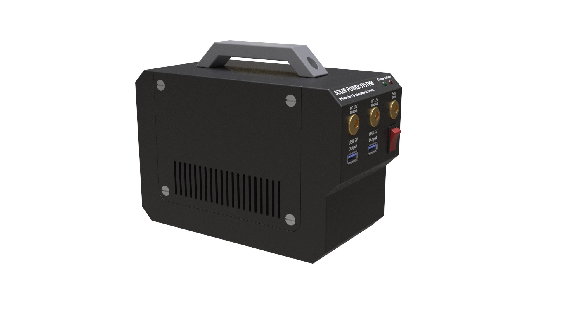 3D Portable Generator Model - TurboSquid 1616102