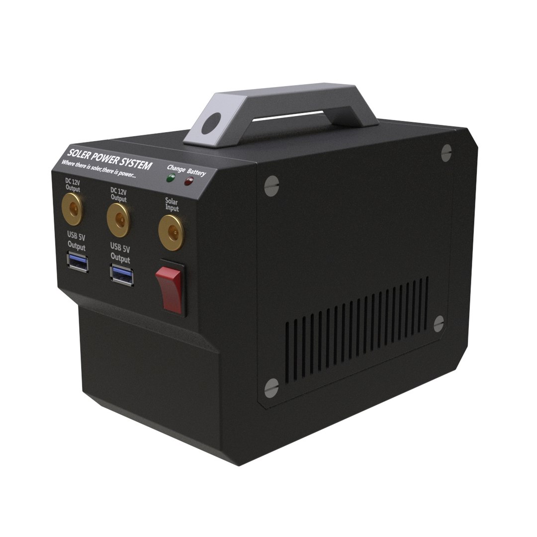 3D Portable Generator Model - TurboSquid 1616102