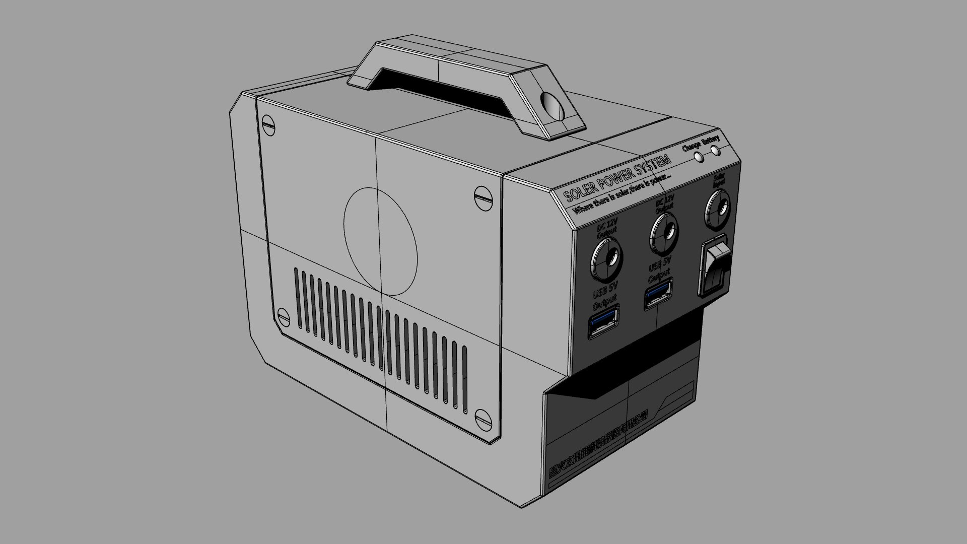 3D Portable Generator Model - TurboSquid 1616102