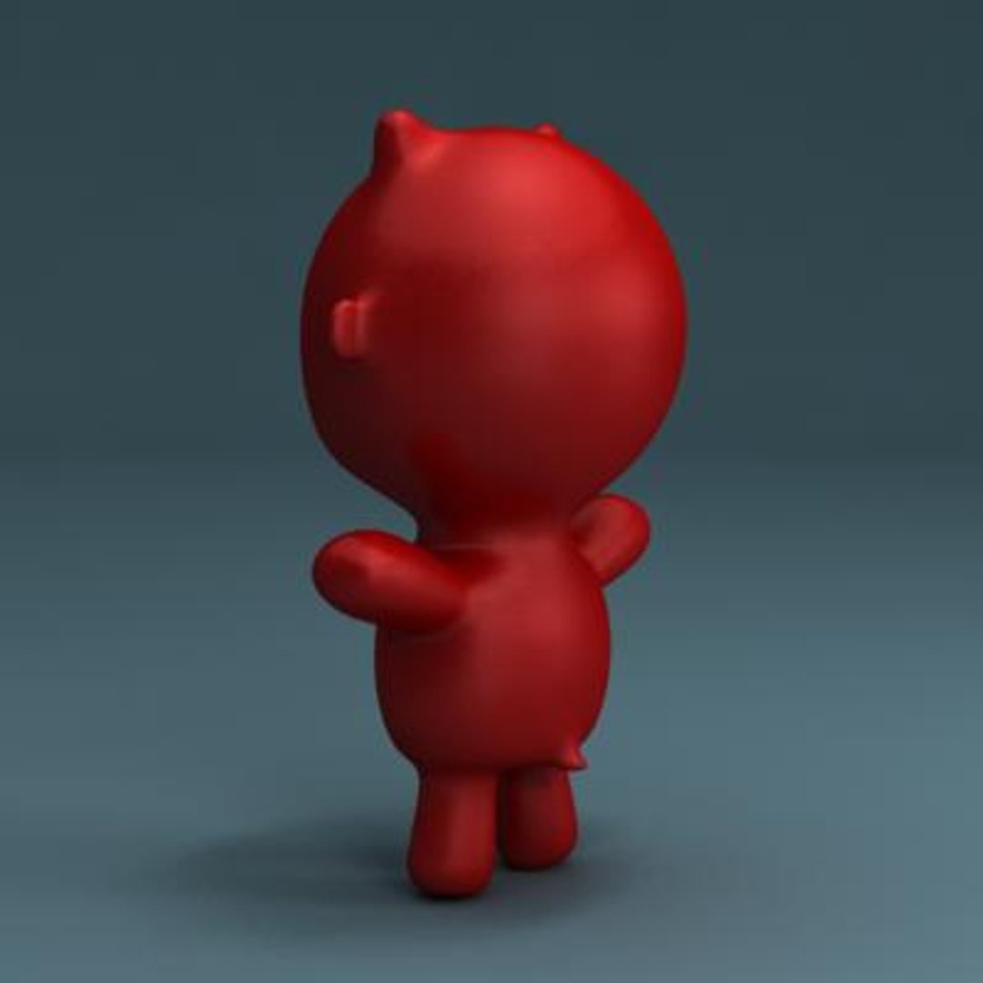 3d model devil toy