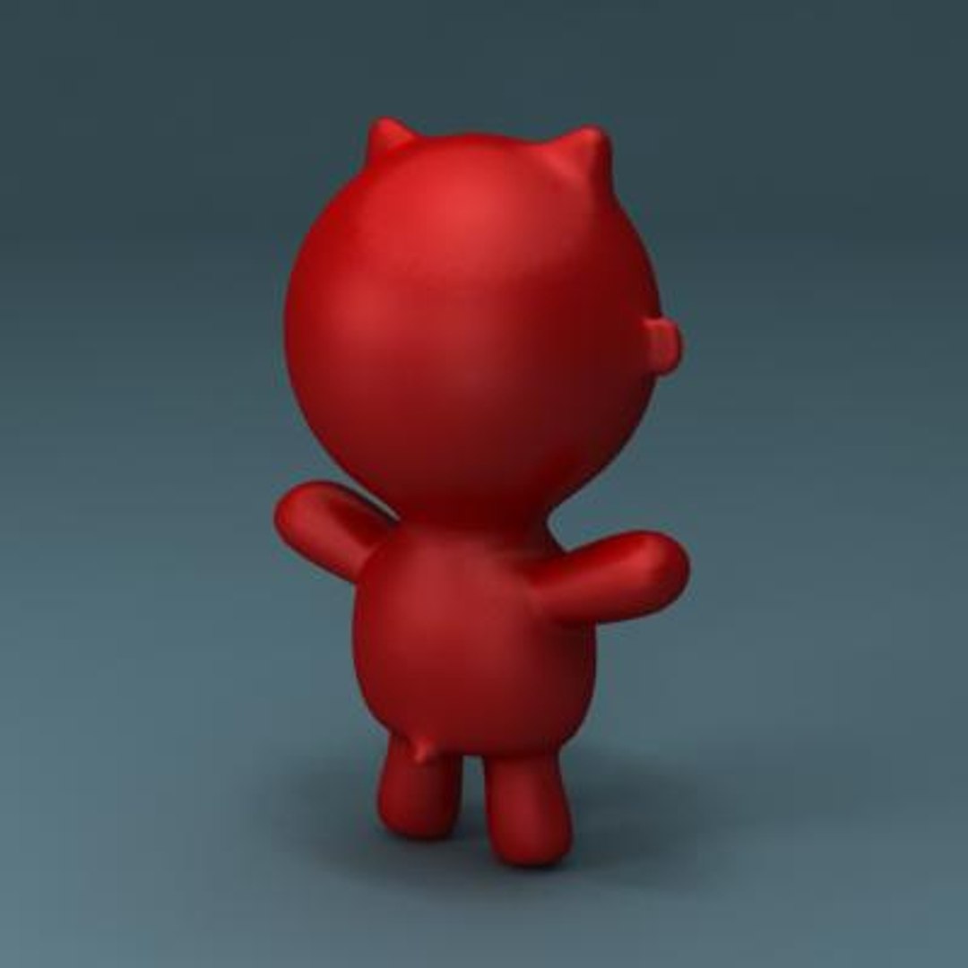 3d model devil toy