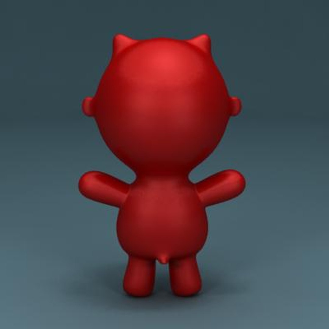 3d model devil toy