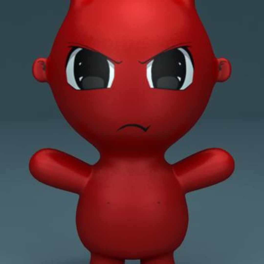 3d model devil toy
