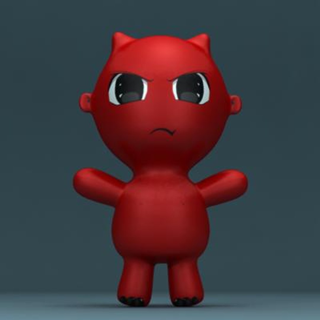3d model devil toy