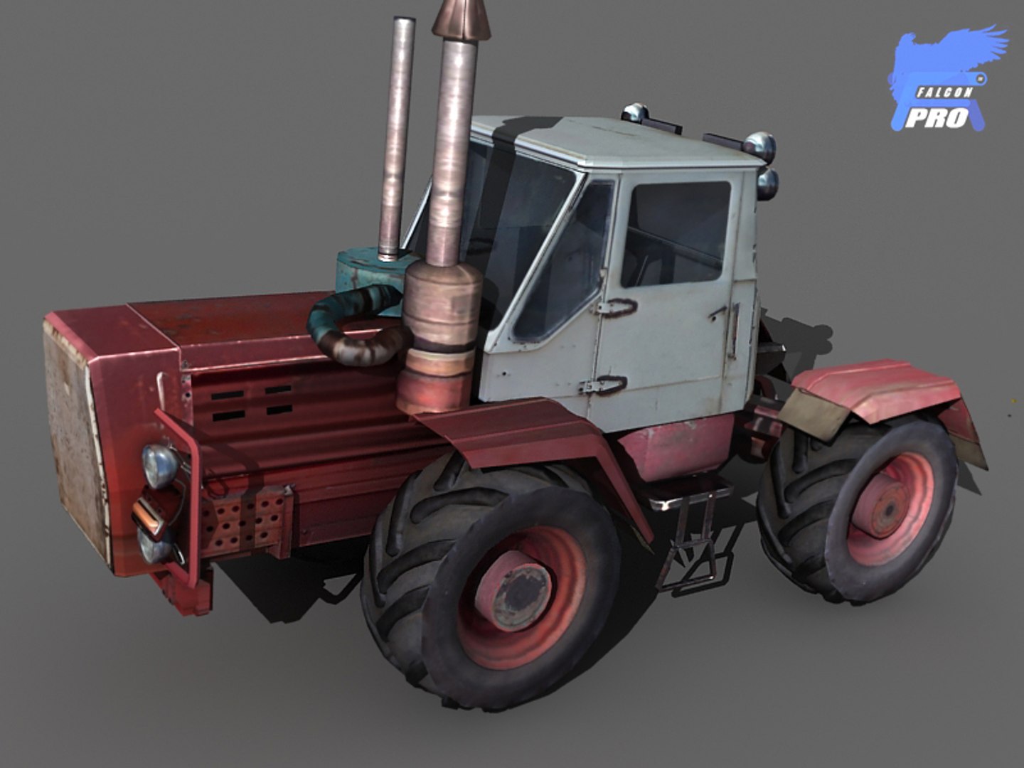 3d Model Of Heavy Tractor Kirovets K701