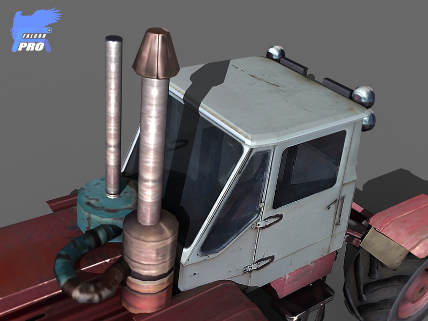 3d Model Of Heavy Tractor Kirovets K701