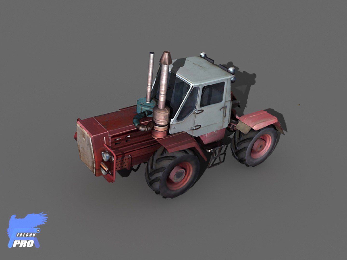3d Model Of Heavy Tractor Kirovets K701