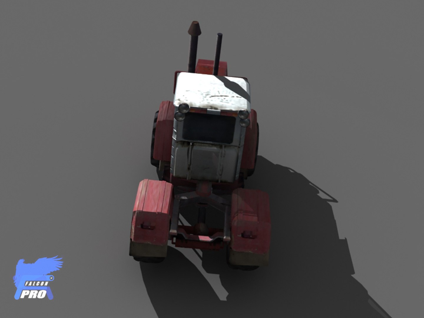 3d Model Of Heavy Tractor Kirovets K701
