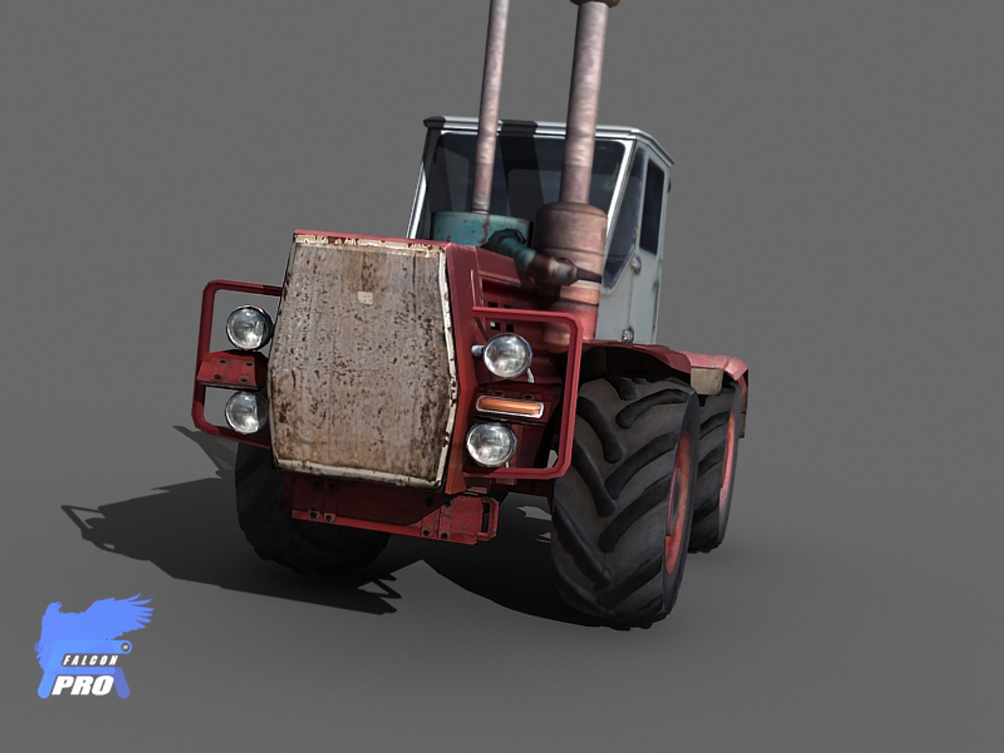 3d Model Of Heavy Tractor Kirovets K701