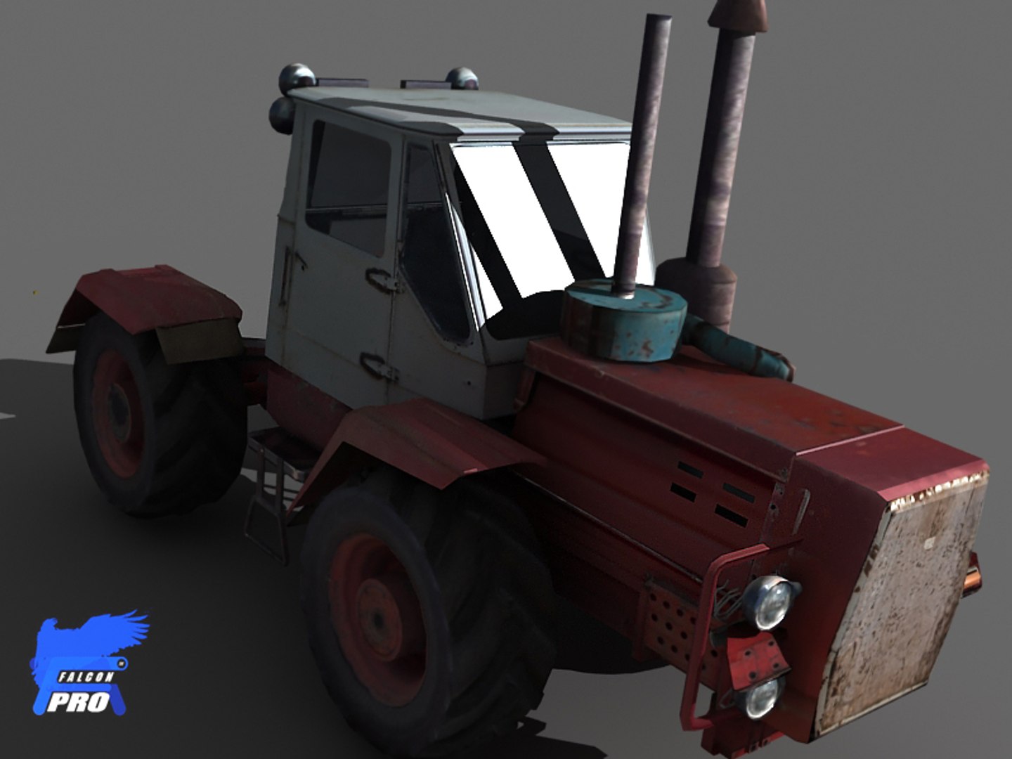 3d Model Of Heavy Tractor Kirovets K701