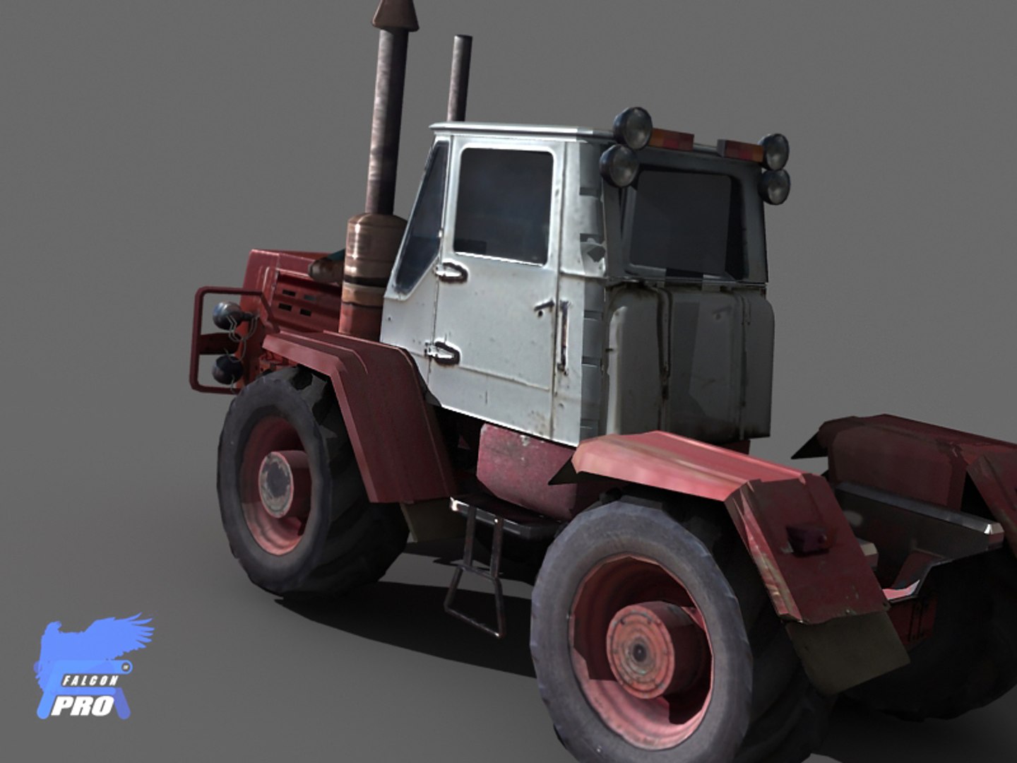 3d Model Of Heavy Tractor Kirovets K701