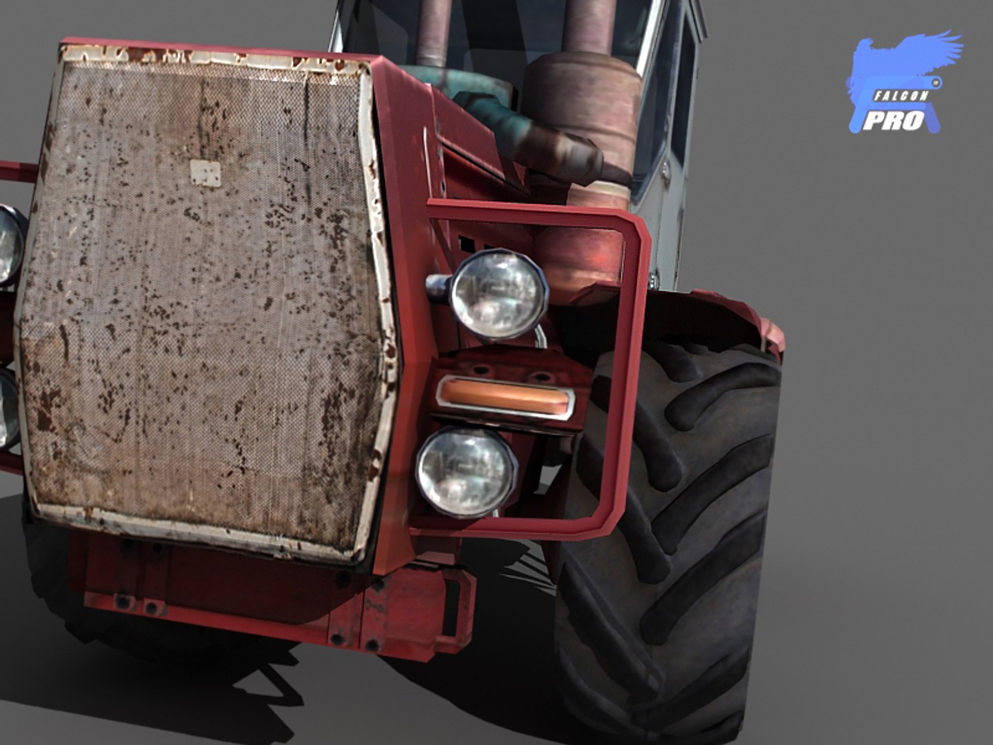 3d Model Of Heavy Tractor Kirovets K701