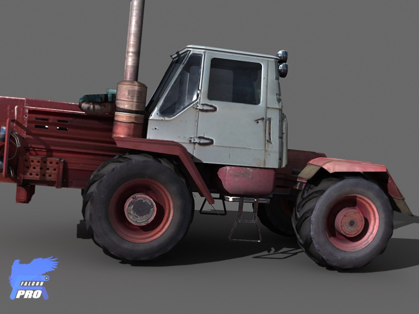 3d Model Of Heavy Tractor Kirovets K701