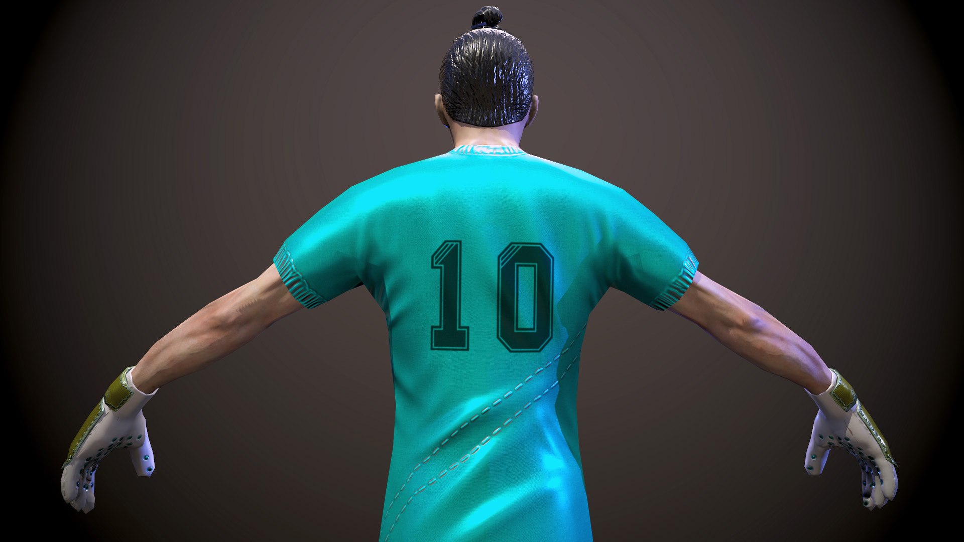 3D Low-poly Model Of The Character Football Player - TurboSquid 1750721