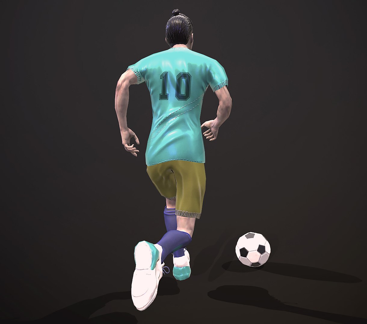 3D Low-poly Model Of The Character Football Player - TurboSquid 1750721