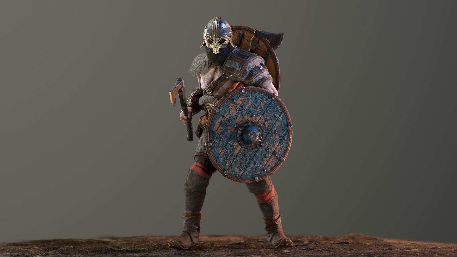 3D Viking Character Rigged - TurboSquid 2165866