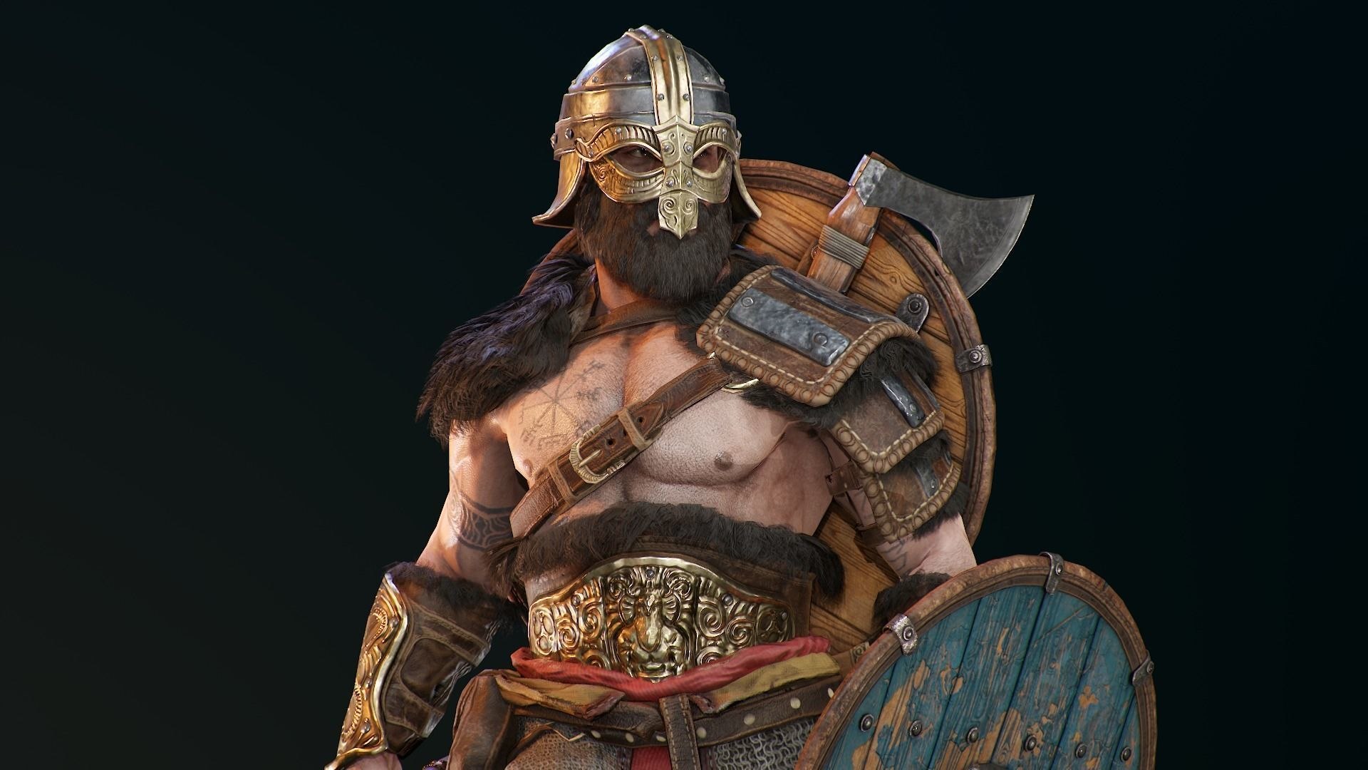 3D Viking Character Rigged - TurboSquid 2165866