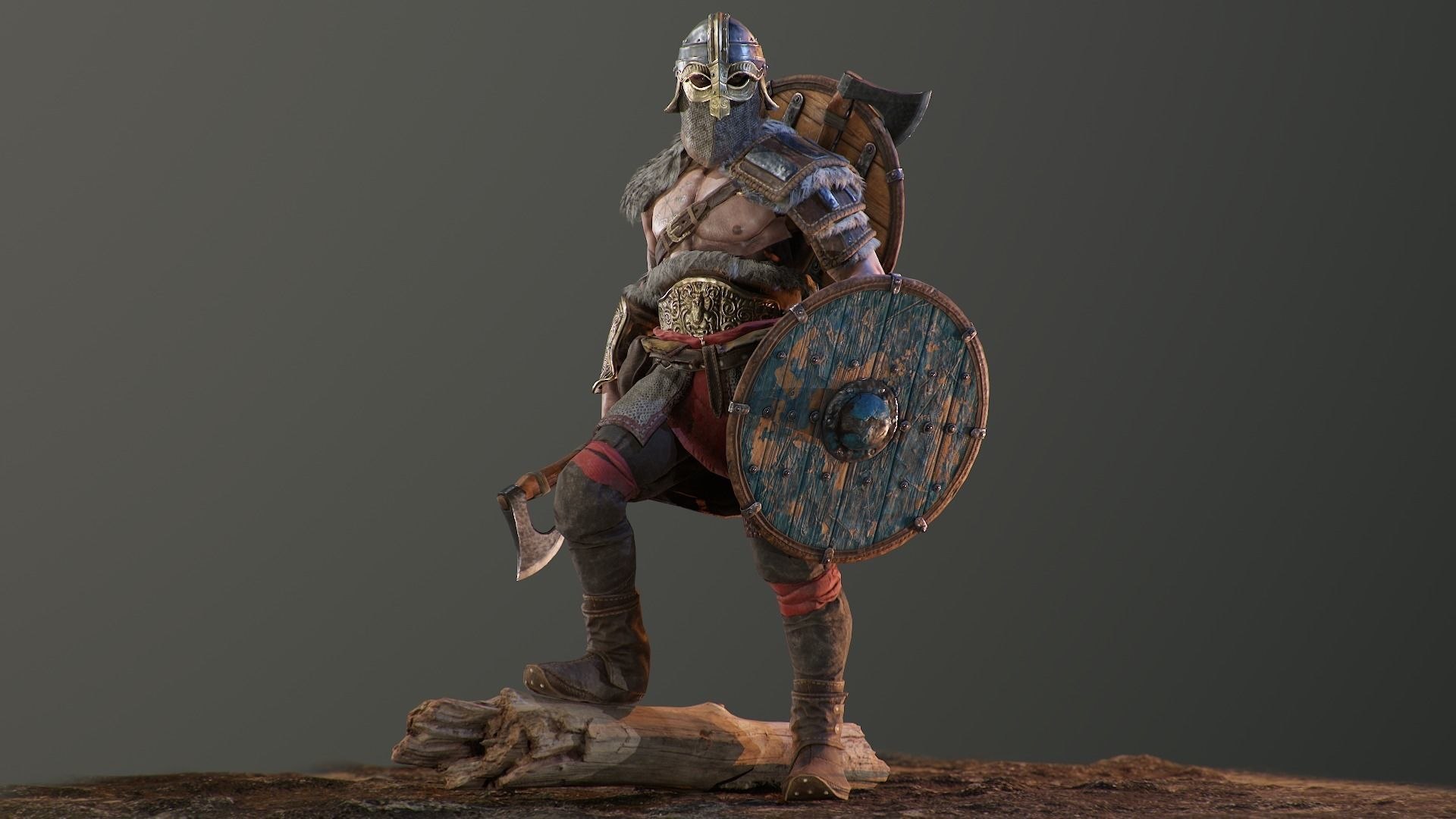 3D Viking Character Rigged - TurboSquid 2165866