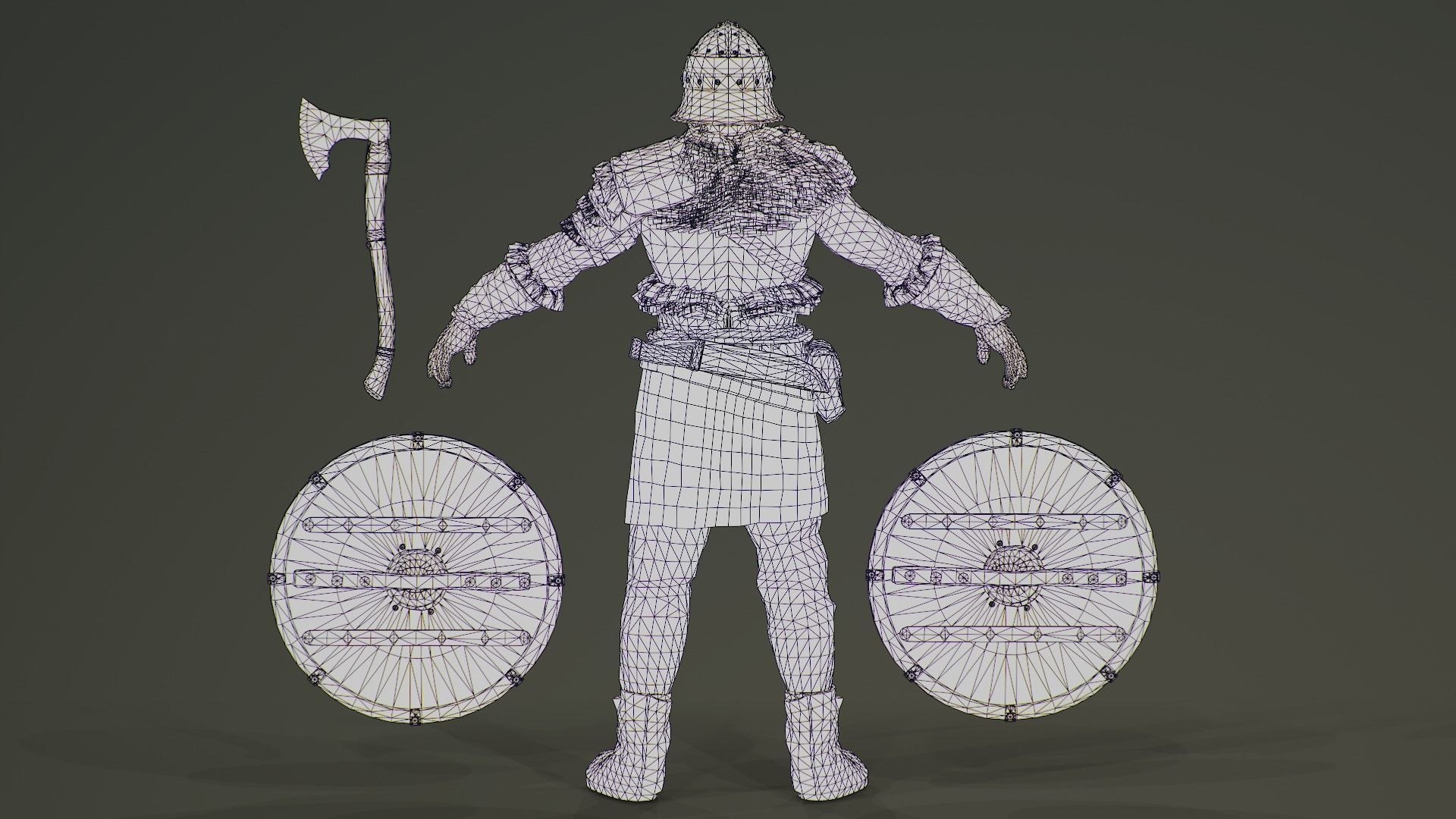 3D Viking Character Rigged - TurboSquid 2165866