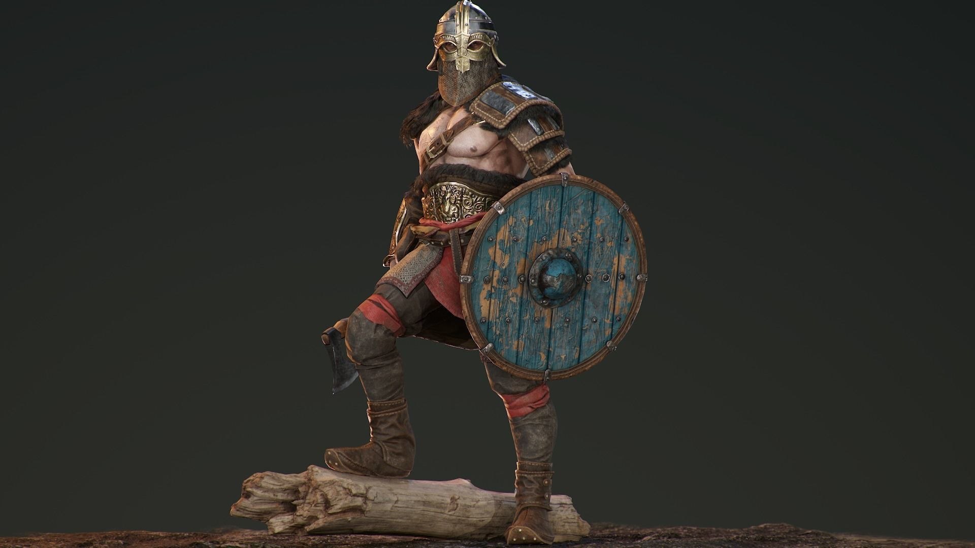 3D Viking Character Rigged - TurboSquid 2165866