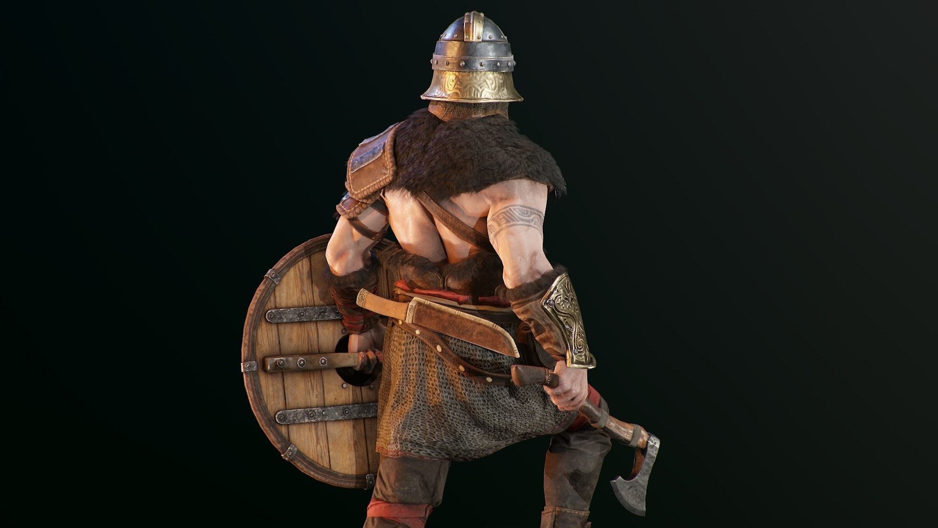 3D Viking Character Rigged - TurboSquid 2165866