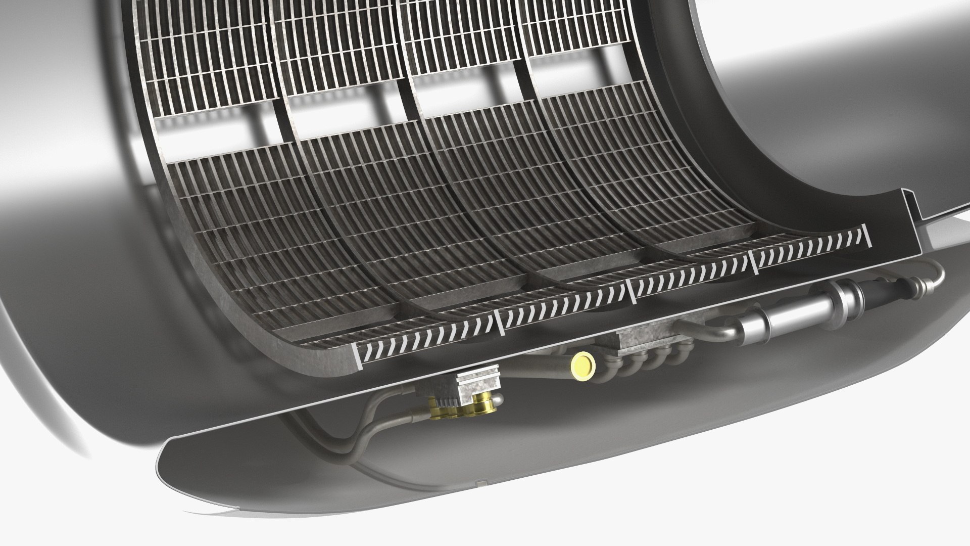 Jet Engine Casing Cutaway 3D Model - TurboSquid 2381031