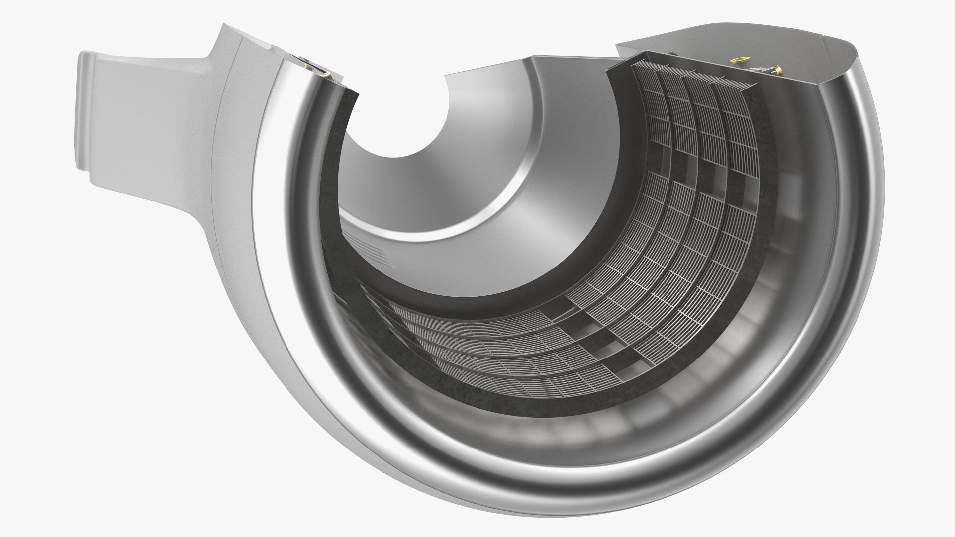 Jet Engine Casing Cutaway 3D Model - TurboSquid 2381031