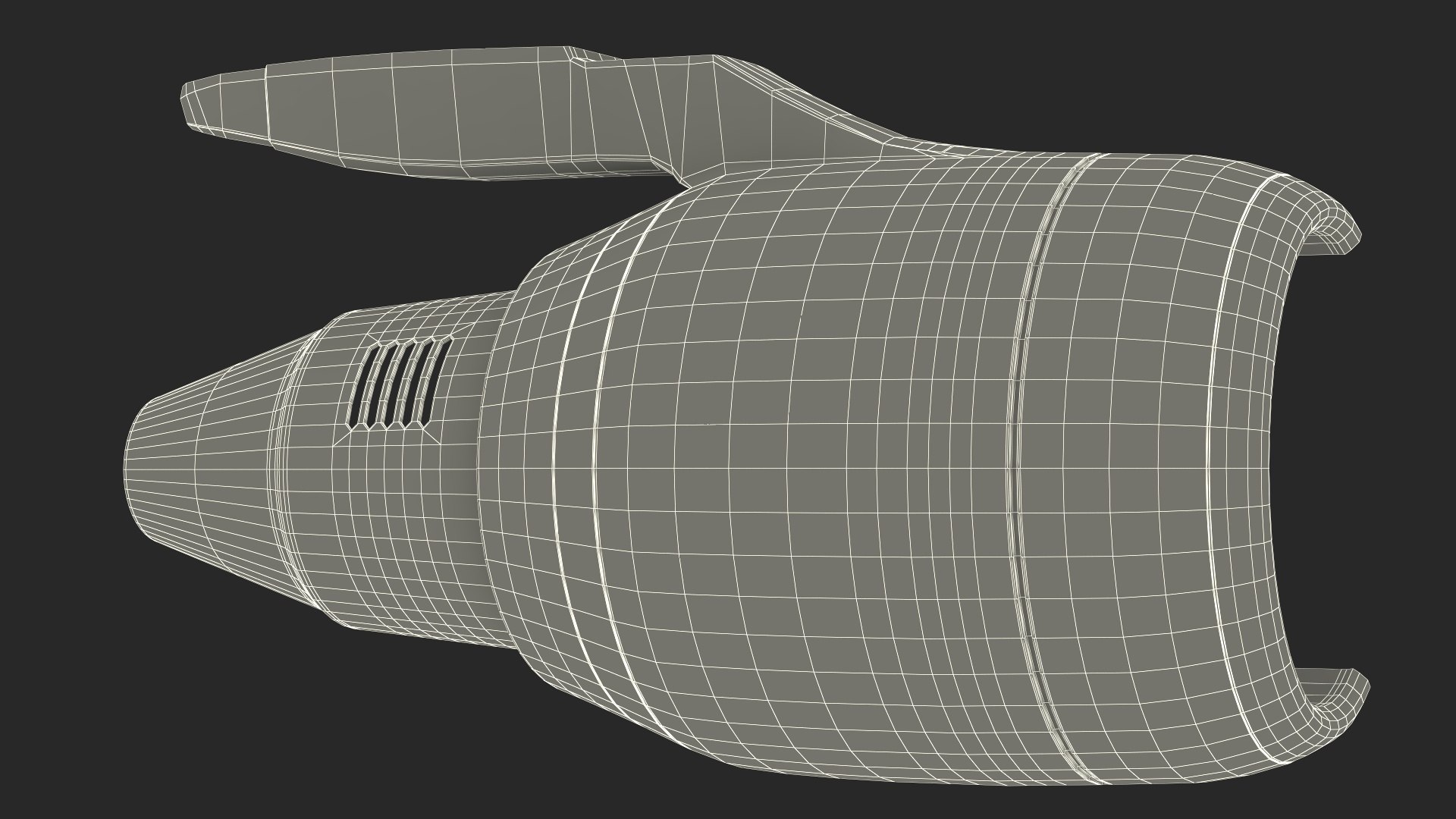 Jet Engine Casing Cutaway 3D Model - TurboSquid 2381031