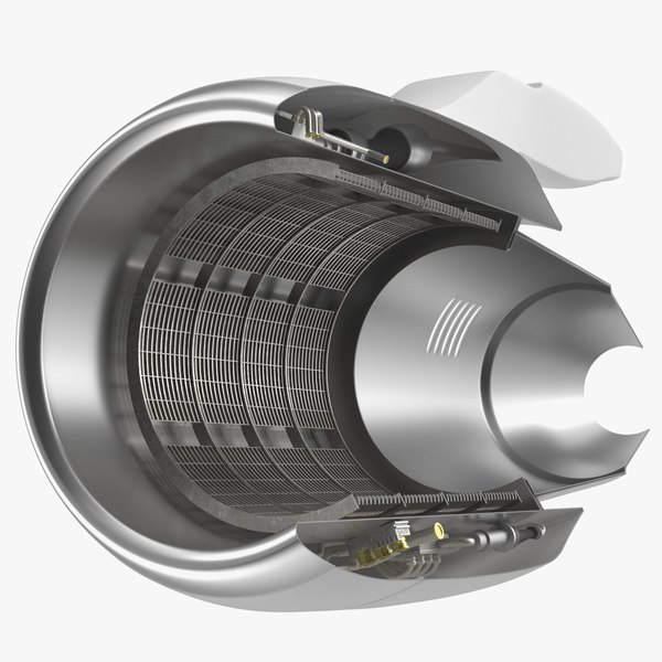 제트 엔진 케이싱 컷어웨이 3D 모델 - TurboSquid 2381031