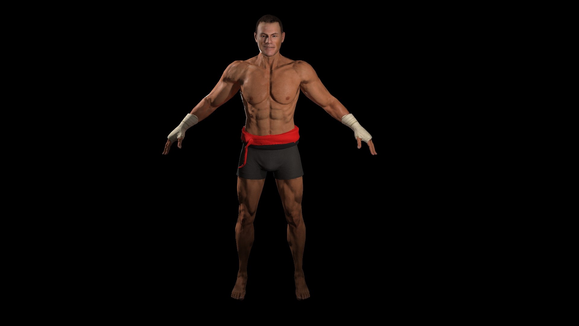 Jean-Claude Van Damme 3D Model - TurboSquid 2124610
