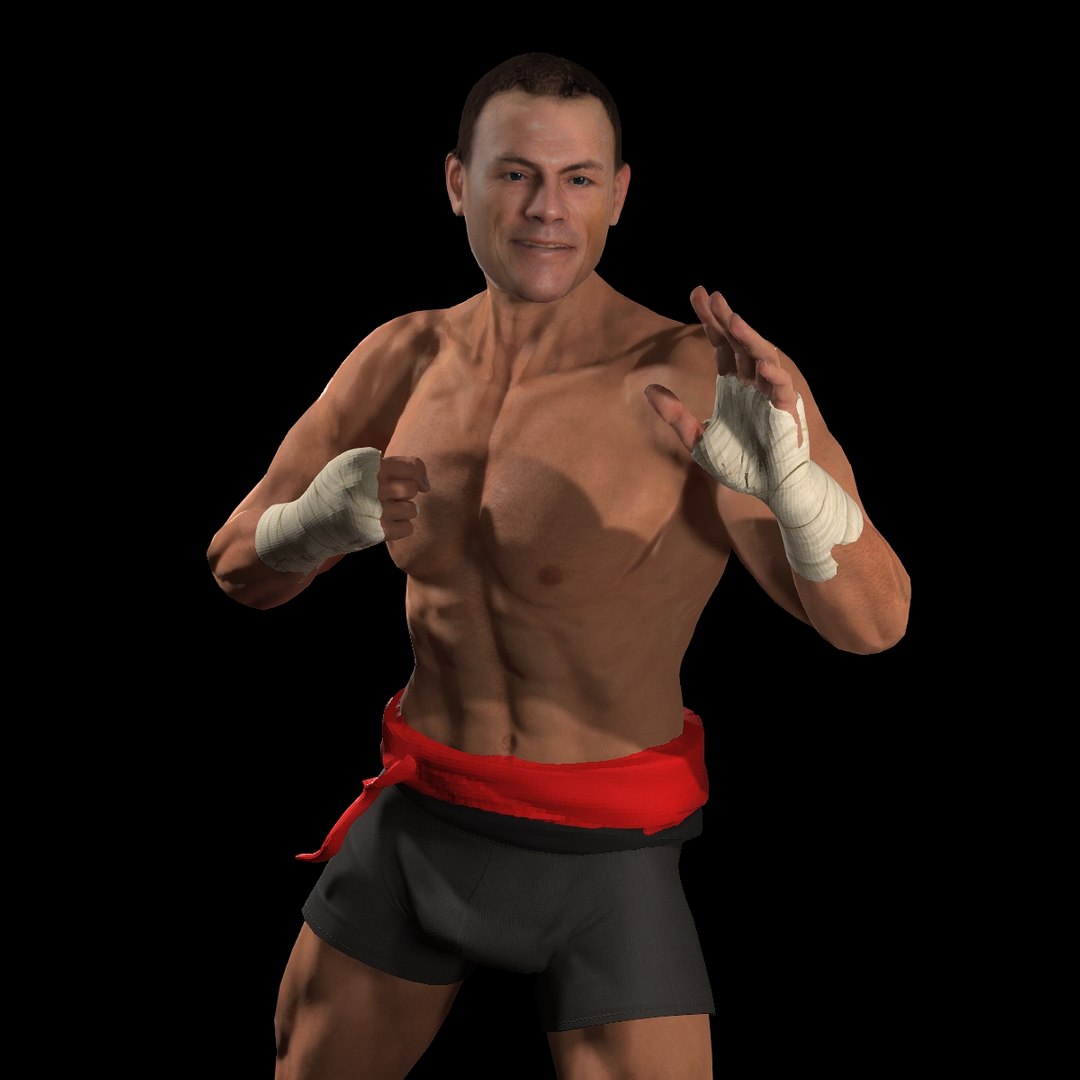 Jean-Claude Van Damme 3D Model - TurboSquid 2124610