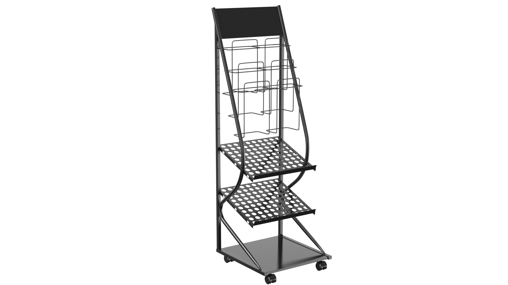 Detailed Magazine Rack 3D Model - TurboSquid 2130529