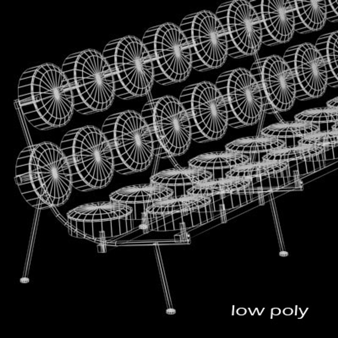 3d Model Marshmallow Sofa Long Furnitures