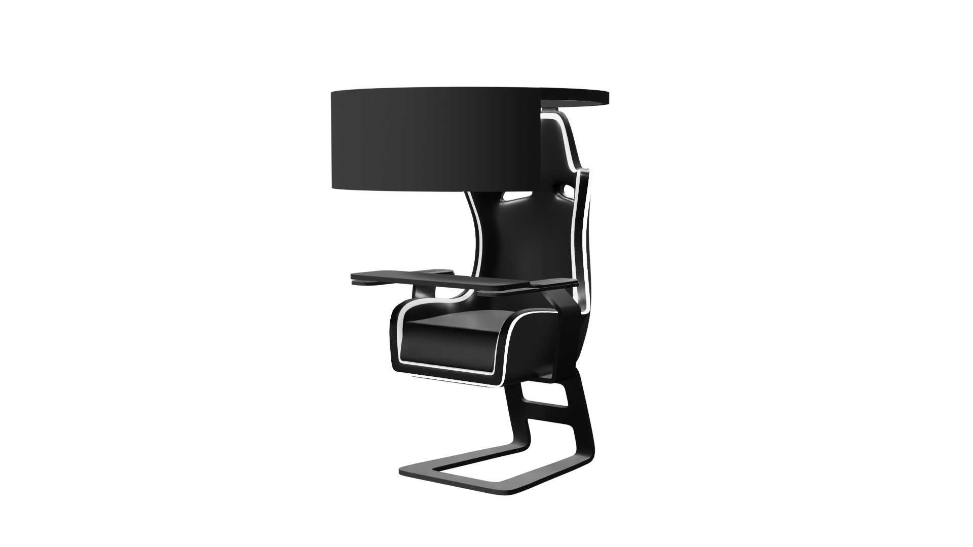 Futuristic Gaming Chair Model - TurboSquid 2108762