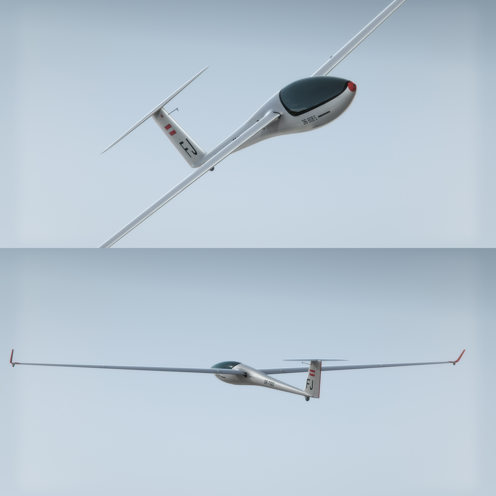 max glider dg-808s simple