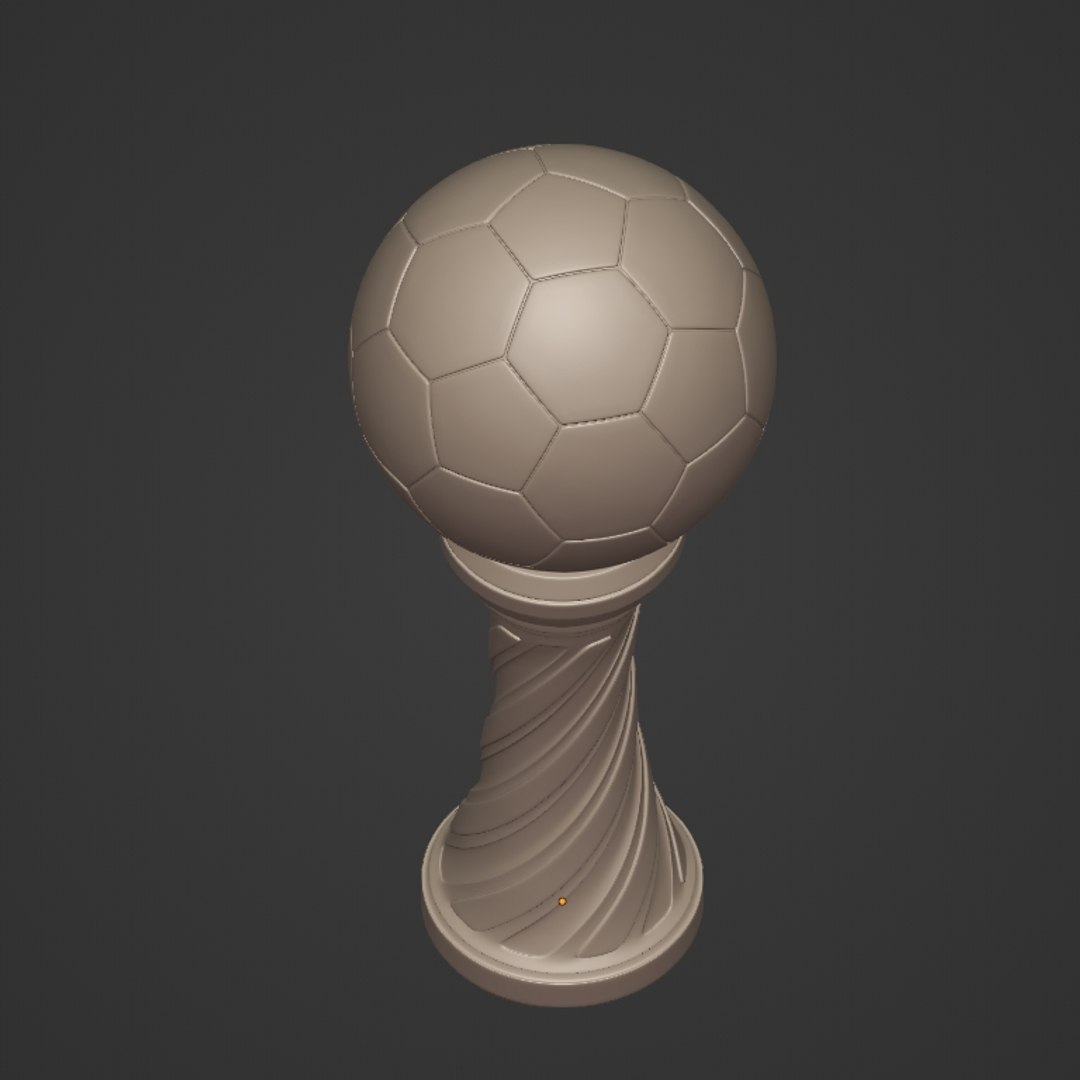 3D Soccer Ball Trophy -- Ready For 3d Printing - TurboSquid 1779597