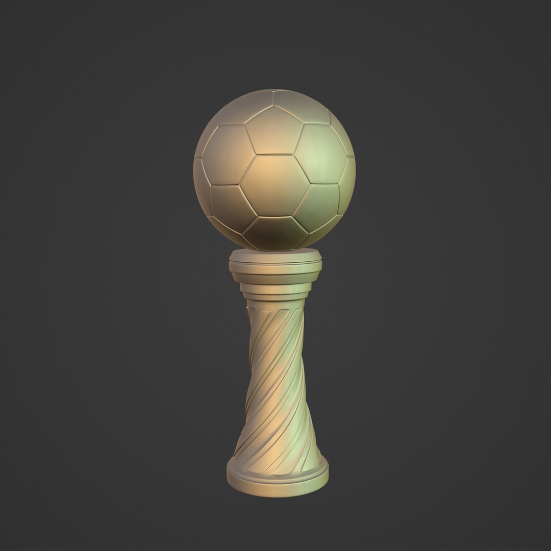 3D Soccer Ball Trophy -- Ready For 3d Printing - TurboSquid 1779597