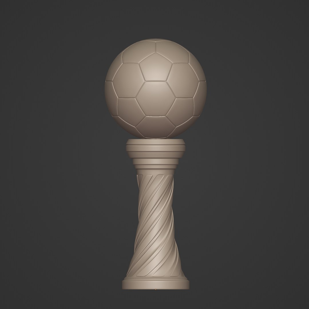 3D Soccer Ball Trophy -- Ready For 3d Printing - TurboSquid 1779597