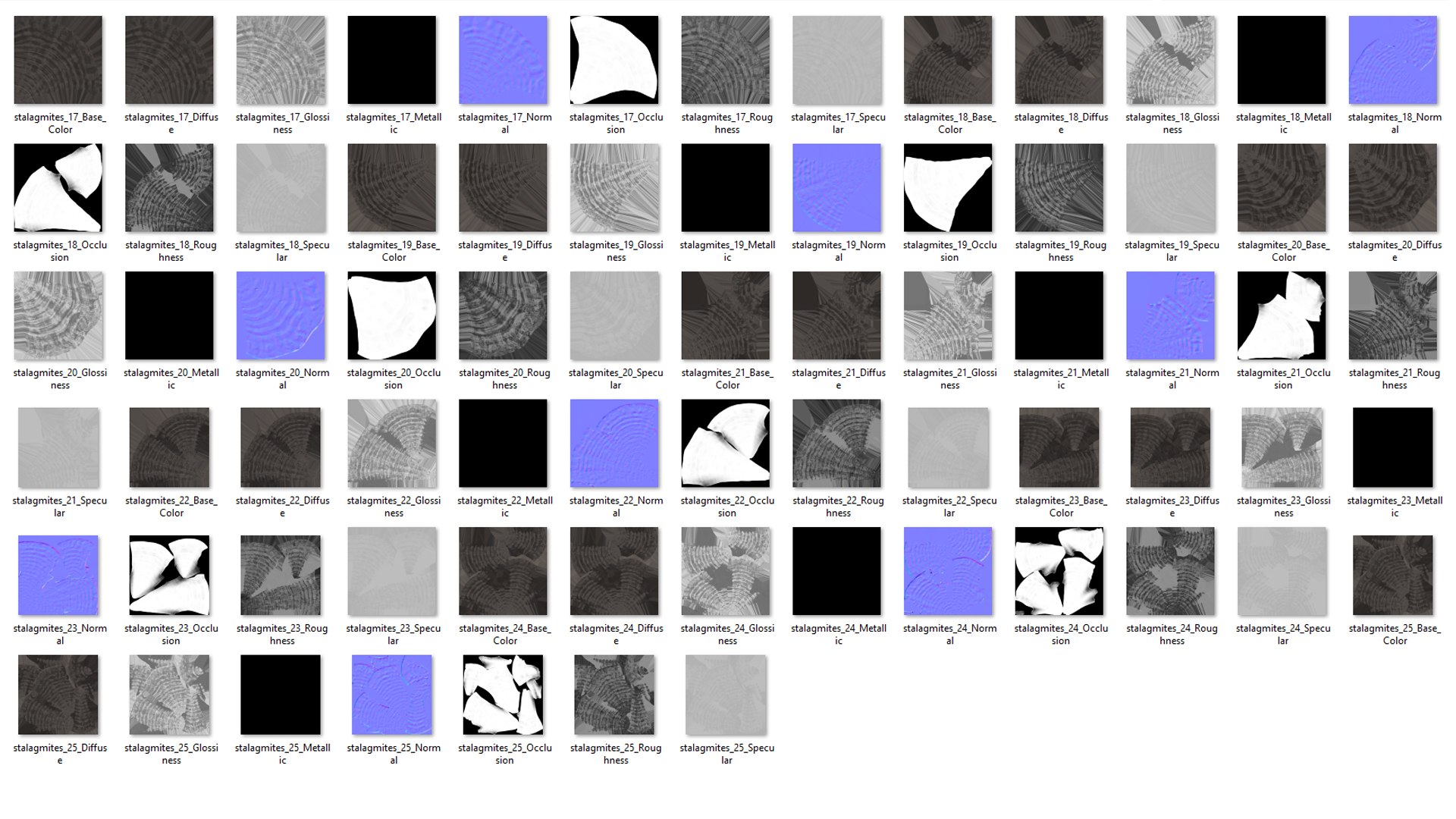 3D model Cave Stalactites Collection PBR - TurboSquid 2044191