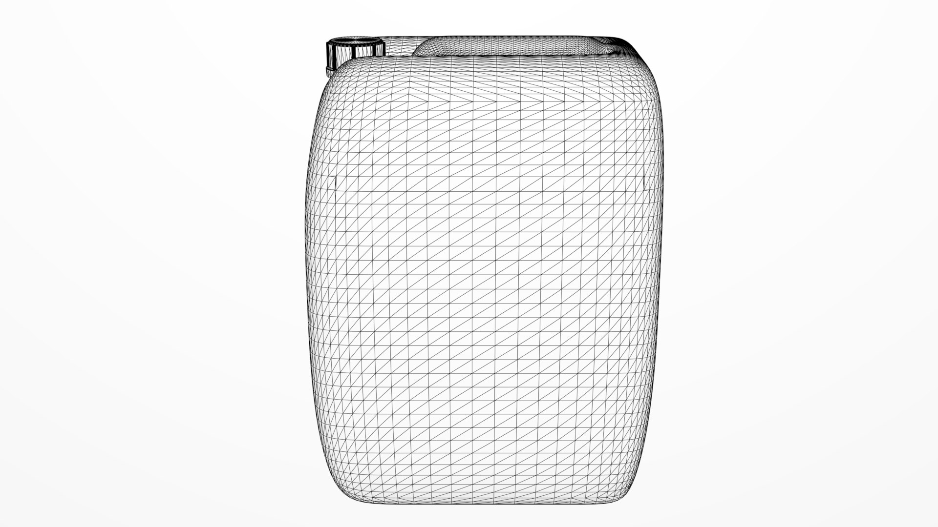 3D Plastic Canister Model - TurboSquid 1838613